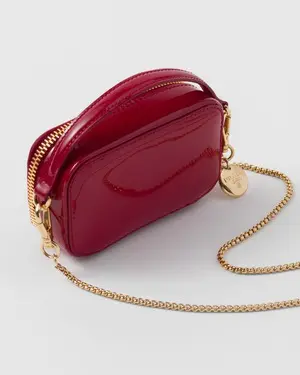Prada Patent Leather Mini Pouch - Cherry Red | Editorialist
